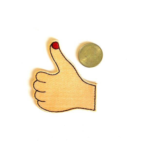 Accessories | Thumbs Up Patch Iron On Patches Hand Symbol Diy | Poshmark